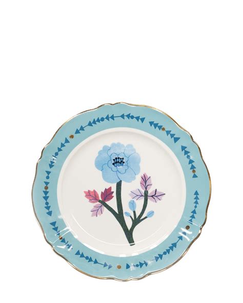 Купить Сервировочная тарелка Botanica цвет синий за 12 200 ₽ онлайн Bitossi Nuself