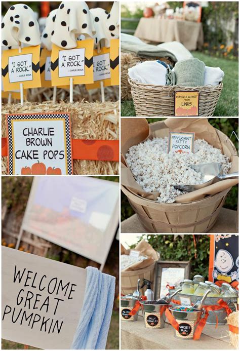 Charlie Brown Great Pumpkin Halloween Party Karas Party Ideas