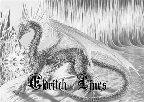Ice Dragon Printable Fantasy Adult Coloring Grayscale Page Etsy