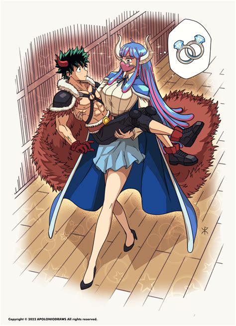 Midoriya Izuku And Ulti One Piece And 1 More Drawn By Apoloniodraws