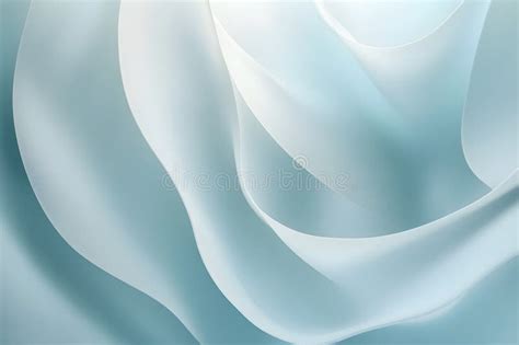 Abstract Blue Wave Background Soft Smooth Curves Elegant Design