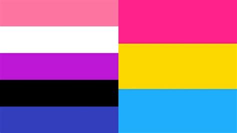 Genderfluid Pride Flag Colors Background