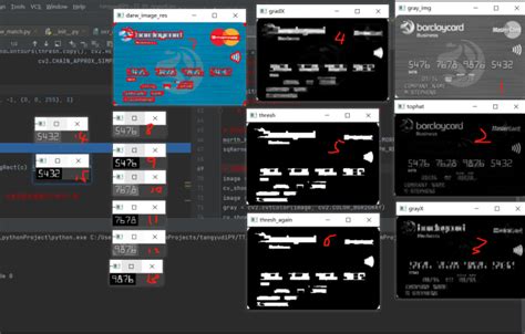基于pythonpyqt实现opencv银行卡身份证等识别 Csdn博客