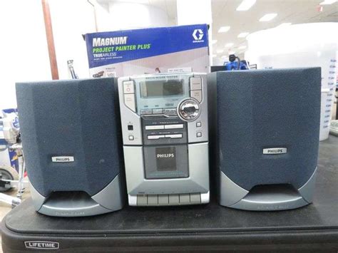 Philips Stereo And Speakers Prime Time Auctions Inc