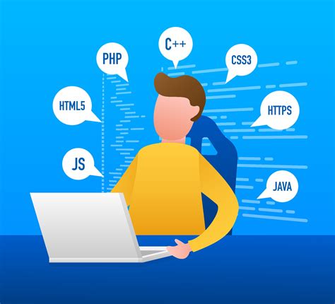 Digital Java Código Texto Computadora Software Codificación Vector Concepto Programación