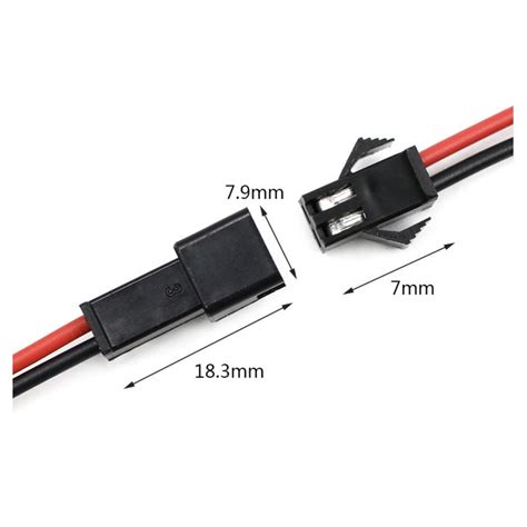 Jual Socket Jst Sm 2 P Pin Male Female Plug Dc Konektor 2p Sambungan Shopee Indonesia