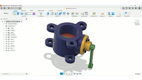 [video] Manoj N On Linkedin Butterflyvalve Animation Fusion360 Modeling 3dmodeling…