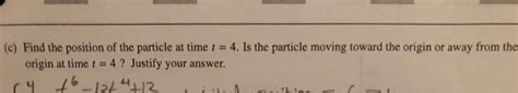 Solved A Particle Moves Along The X Axis So That Its Chegg