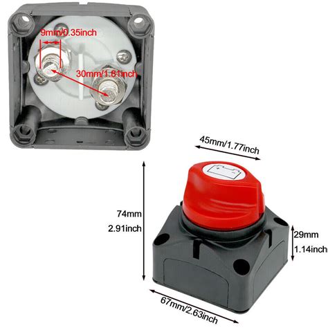 Battery Isolator Switch 1224v Battery Master Disconnect Switch 2 Way