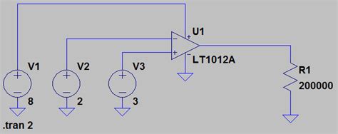 Simulation LTSpice Has Bizzare Results For High Input Impedance Devices Electrical
