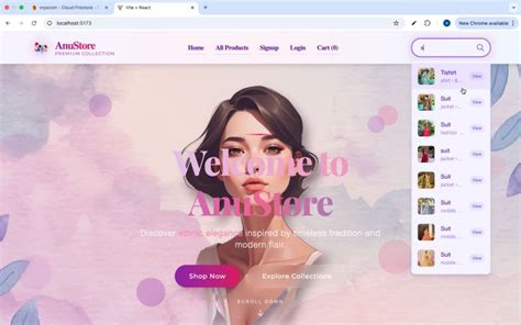 🚀 just launched modern e commerce platform built with react js firebase and tailwind 🔥