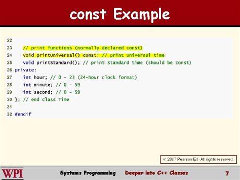 Classes A Deeper Look Systems Programming Deeper Into