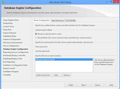 Sql Server Knowledge Sharing Blog Step By Step Installation Sql Server 2012 Express The Cloud