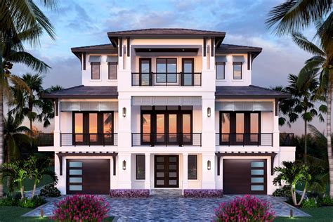 Plan 86125bw 3 Story Coastal Contemporary House Plan With Elevator
