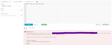 Rds Proxy Connection Error With Command Line Options In Sql Lab · Issue 24684 · Apachesuperset