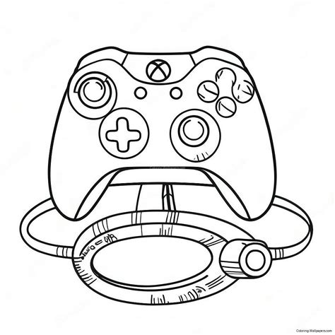 Xbox Controller Fun Coloring Page 30585 24179