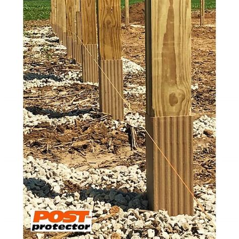 Wood Post Protection Post Protector 6 In X 6 In X 42 In In Ground
