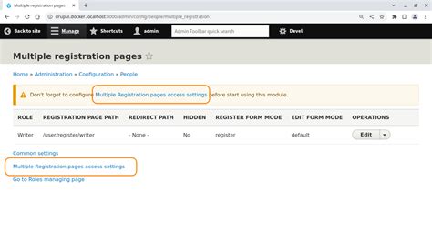 How To Create Several Unique Registration Forms On The Same Website