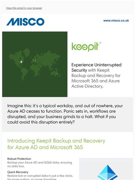 Misco Secure Your Data With Keepit Backup And Recovery Milled