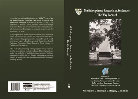 Multidisciplinary Research In Academics The Way Forward Emerald