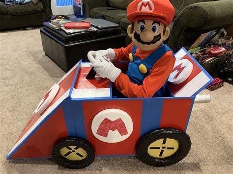 Homemade Mario Kart Costume Mario Kart Costumes Mario Kart Mario Kart Party