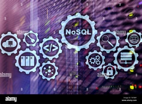 nosql structured query language database technology concept server