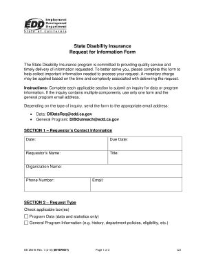 2018 2026 Form Ca De 2541e Blank Fillable Template Fill Out Print