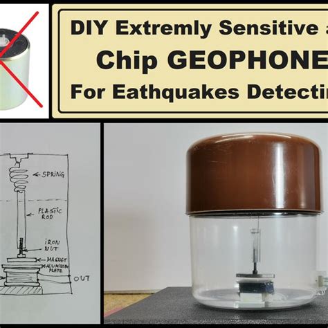 Diy Extremly Sensitive And Cheap Geophone Sensor