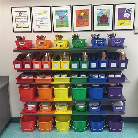 My Classroom Is Unique Because It Has Six Color Coded Tables Each