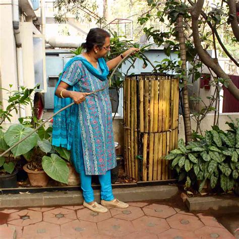 Buy Cost Saving Bamboo Leaf Composter Online For Garden