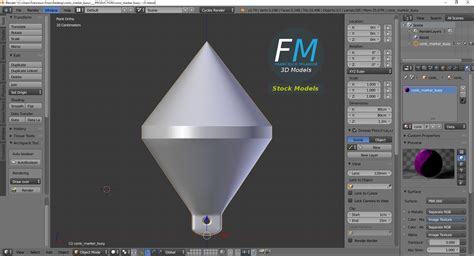 Conic Marker Buoy By Francescomilanese85 3docean