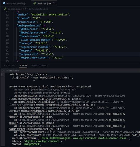 Why I Have This Error From Webpack Dev Server Rlearnjavascript