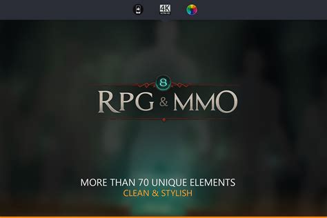 Rpg And Mmo Ui 8 2d Gui Unity Asset Store