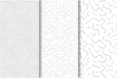 흰색 라인 원활한 패턴 템플릿의 음영 프리미엄 벡터