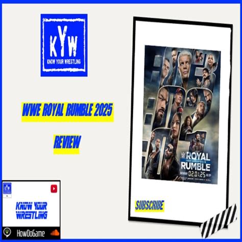 Stream Wwe Royal Rumble 2025 Review By Know Your Wrestling Turtles Listen Online For Free On