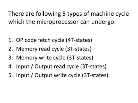 Instruction Cycle And Machine Cycle Ppt