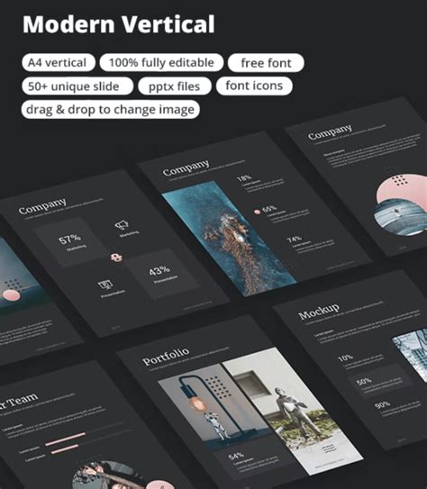 25 Best Vertical Google Slides Templates For Your Project Just Free Slide