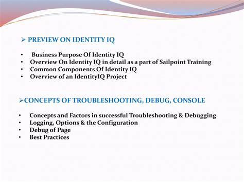 Sailpoint Training Best Sailpoint Identityiq Online Course Got Pptx