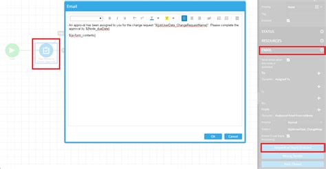 rsa identity governance and lifecycle 7 0 1 html source edit doesn t work with workflow email