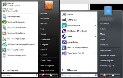 Windows Vista Start Menu For Start11 By Windows10 7 On Deviantart