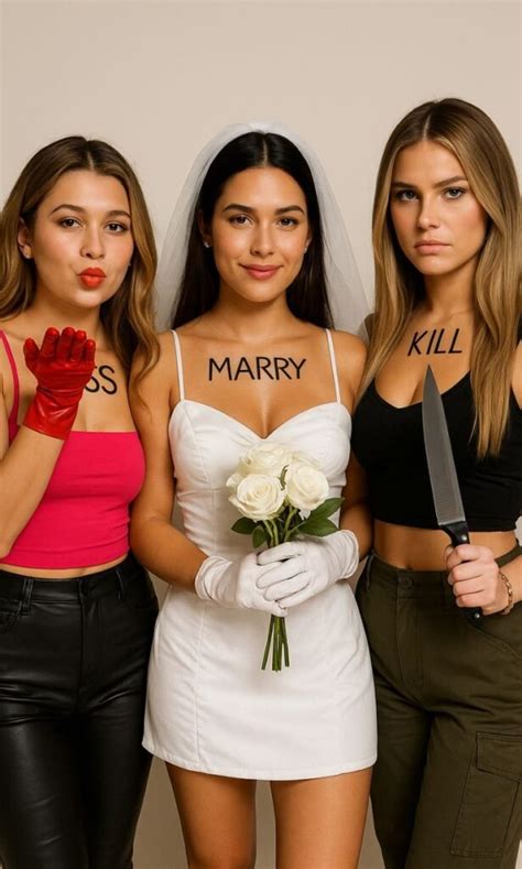 15 Top Kiss Marry Kill Halloween Costume Looks Youll Love
