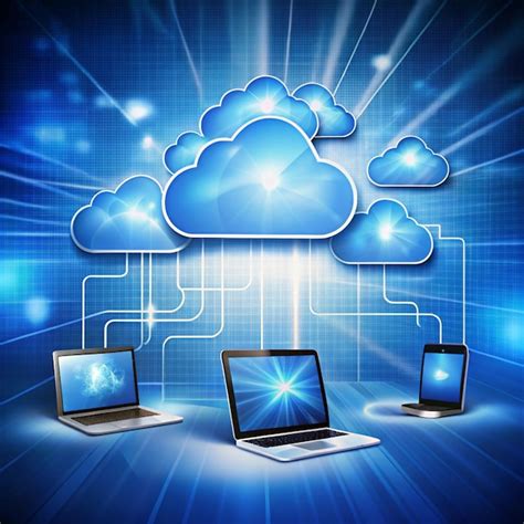 Cloud Computing Technology Premium Ai Generated Image
