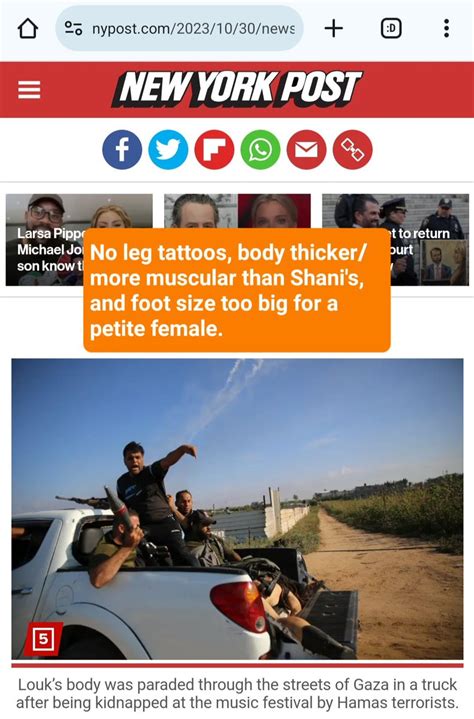 The Story Of Shani Louk Paraded Half Naked Through Gaza In The Back Of