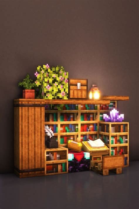Minecraft Bookshelf Ideas