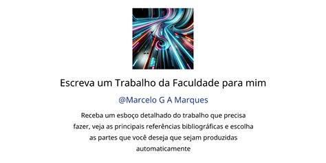 escreva um trabalho da faculdade para mim gpts features and functions