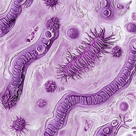 purple microbial pattern design premium ai generated image