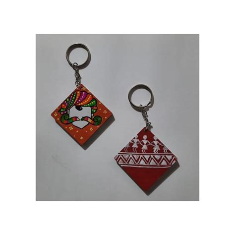 Mandala Art Keychains