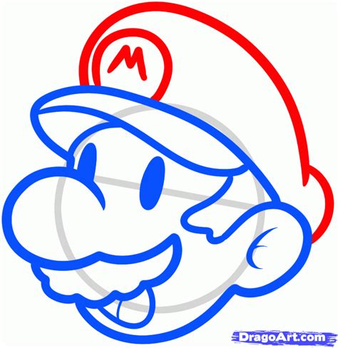 How To Draw Mario Easy Step By Step Video Game Characters Pop How To Draw Mario Easy