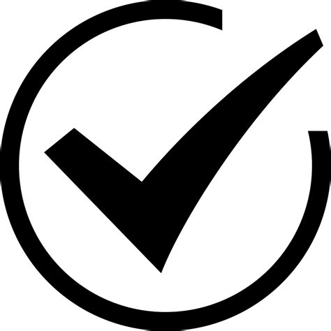 Пнг Значок галочка 10 фото