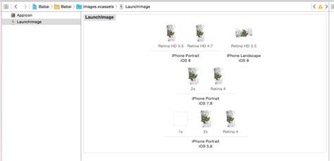 Ios Launchimage Not Show On Xcode 6 Stack Overflow